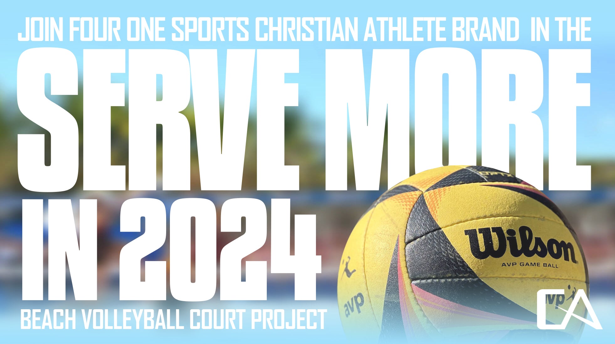 Serve More in 2024 Beach Volleyball Project – Four One Sports