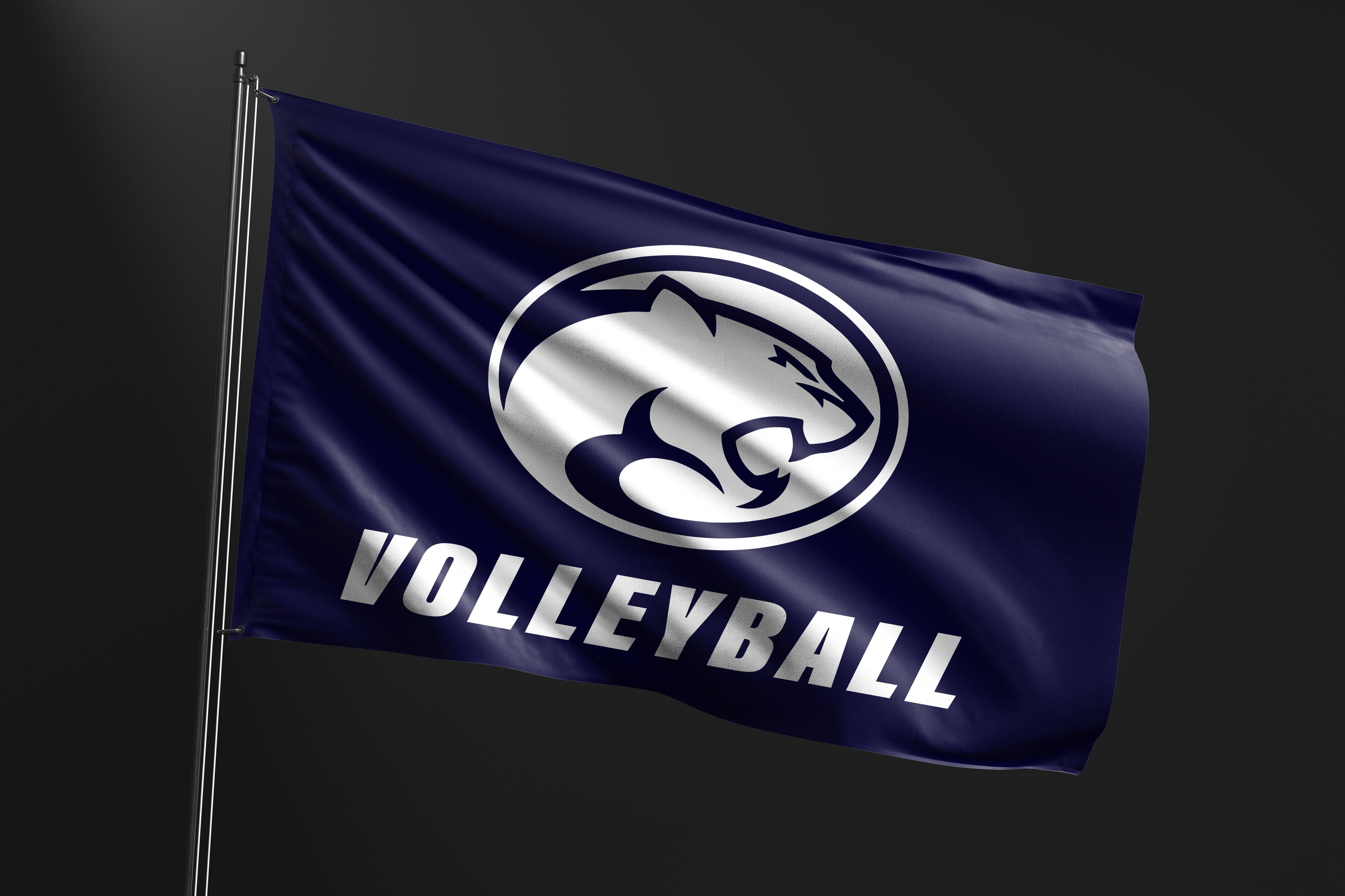 MICS Cougars Volleyball Flag - Merritt Island Christian - Florida ...